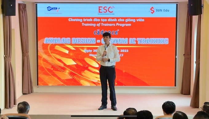 IC design training course for university lecturers kicked off in HCMC - Sun Electronics